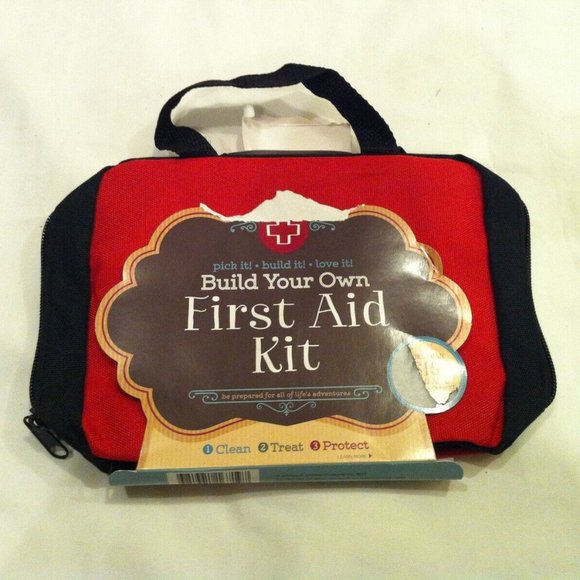 Accessories | Johnson Johnson Build Your Own First Aid Kit Bag Red ...